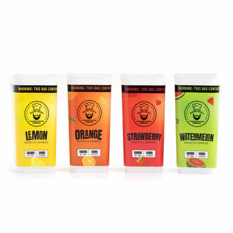 Sugar Jack's: THC Candy Gummies 500mg - High Grade Aid